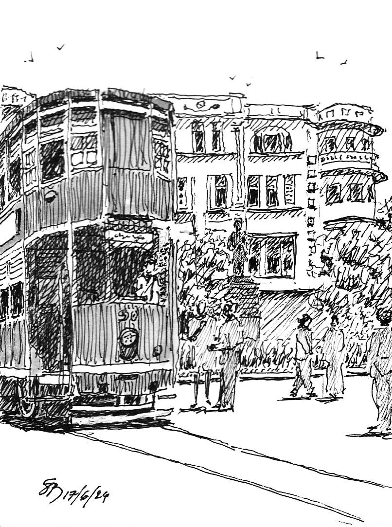 An Early 1900s Bombay Double-decker Tram.jpg | Creative Spark